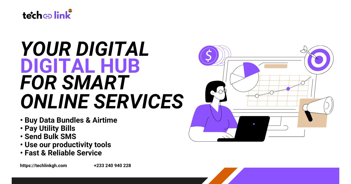 Techlink GH — Your Digital Hub for Internet Data Bundles, Bill Payments ...